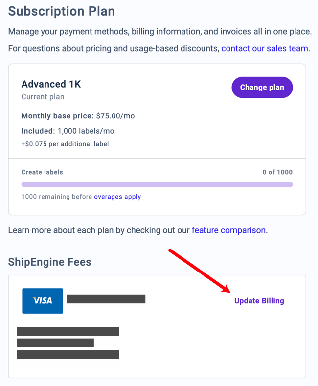 Manage Your Payment Methods – ShipEngine
